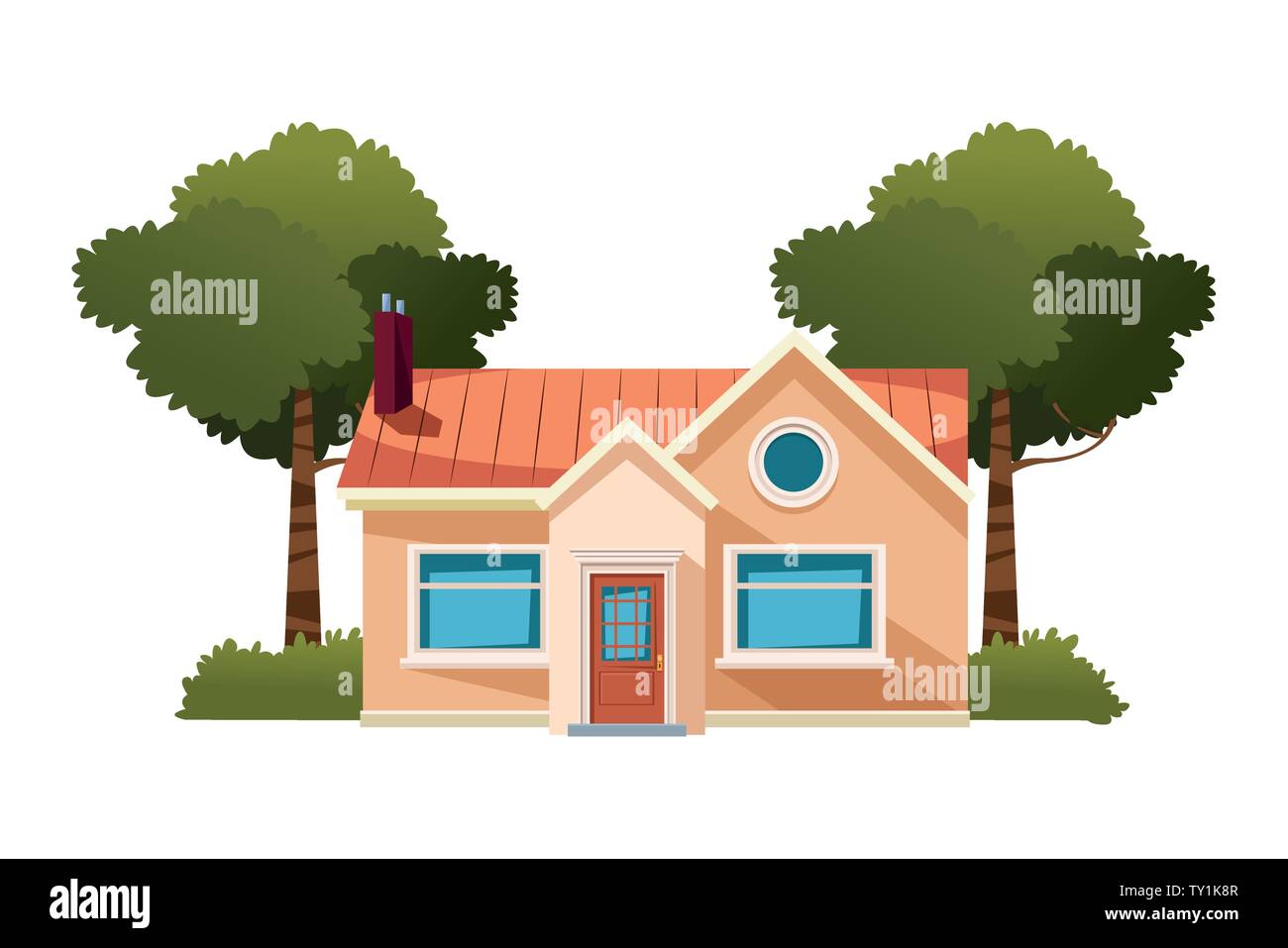 house building icon cartoon isolated Stock Vector Image & Art - Alamy