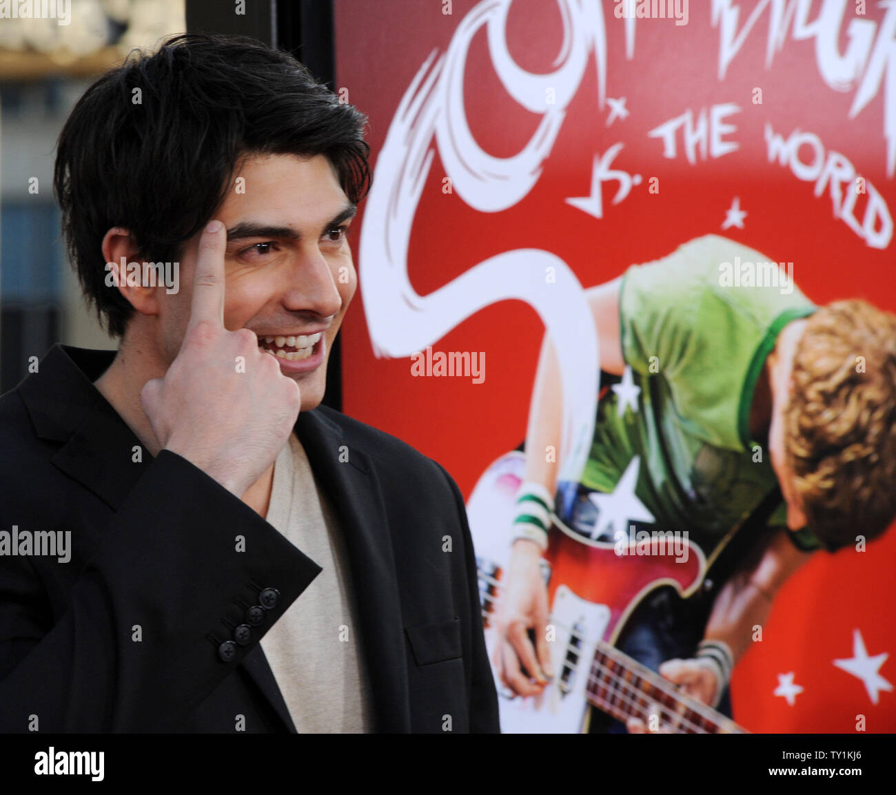 Brandon routh scott pilgrim vs the world premiere hi-res stock ...