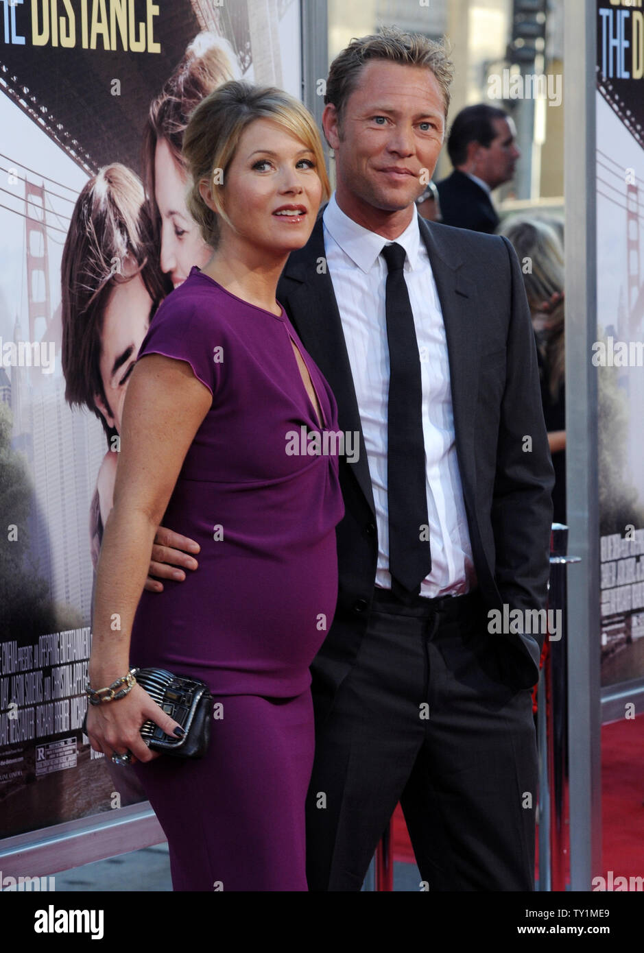 Christina applegate and husband martyn lenoble hi-res stock photography ...