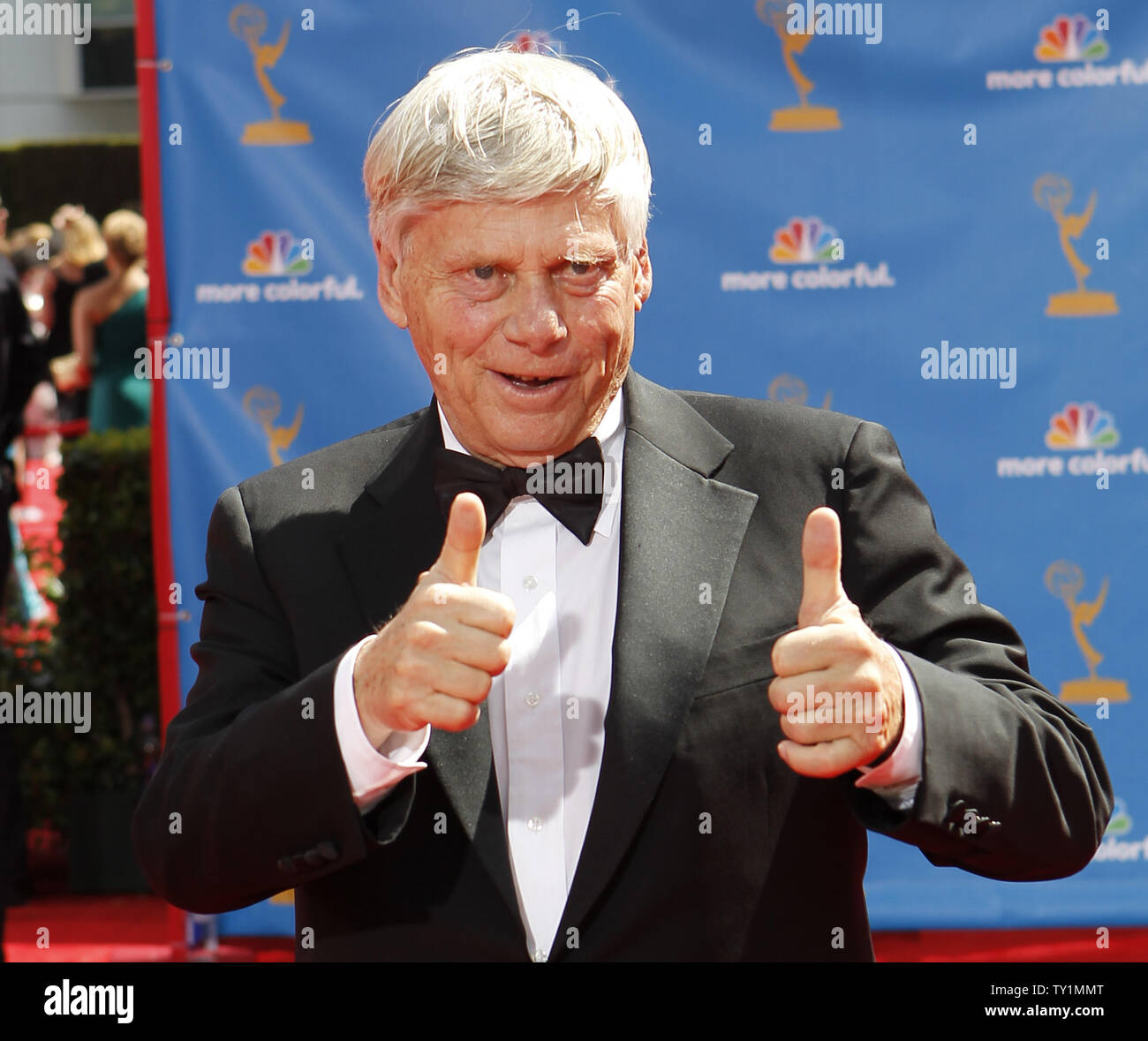Robert Morse arrives at the 62nd Primetime Emmy Awards at the Nokia ...