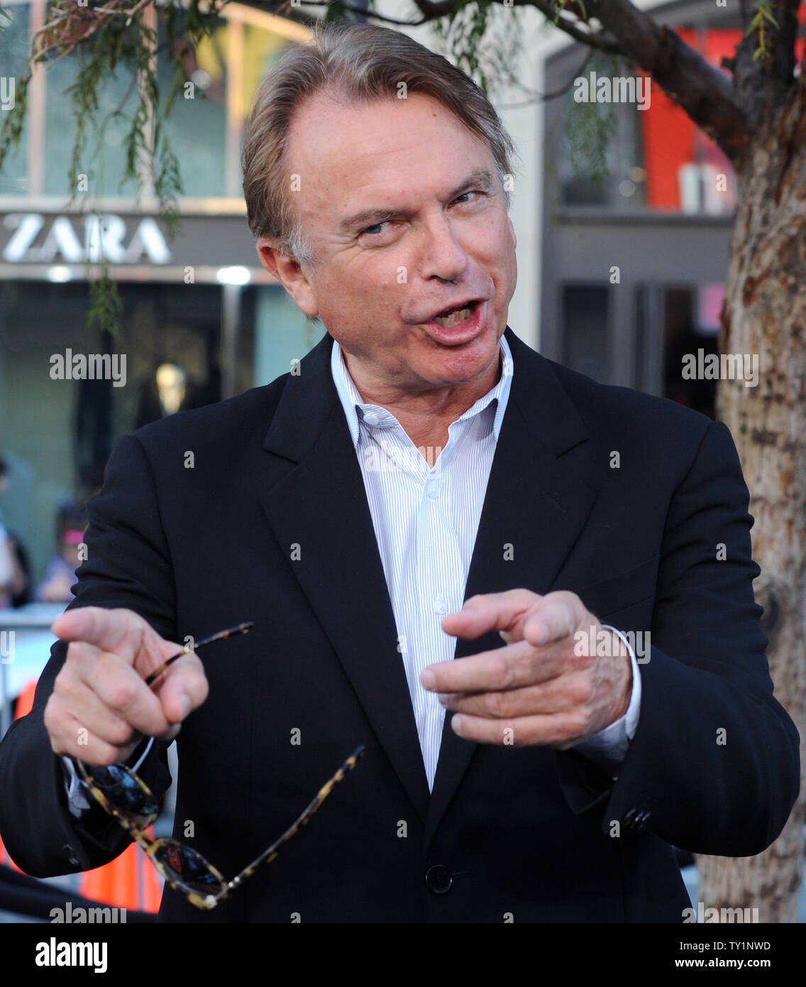 Actor Sam Neill, the voice of Allomere in the animated motion picture ...