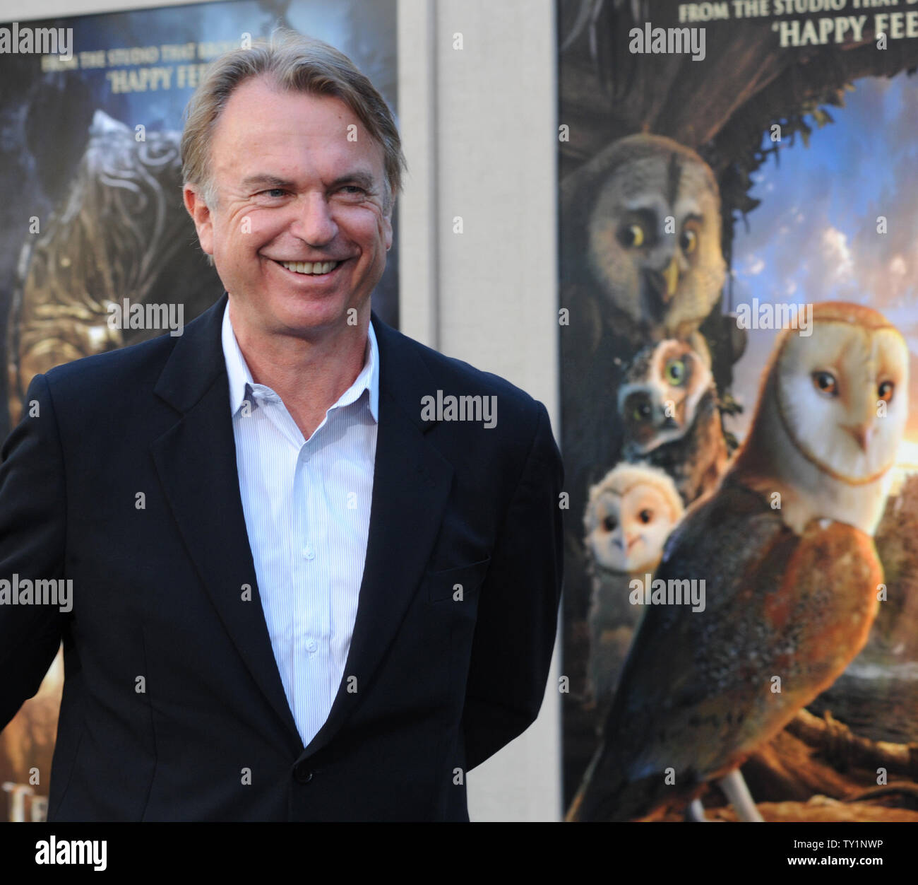 Actor Sam Neill, the voice of Allomere in the animated motion picture ...