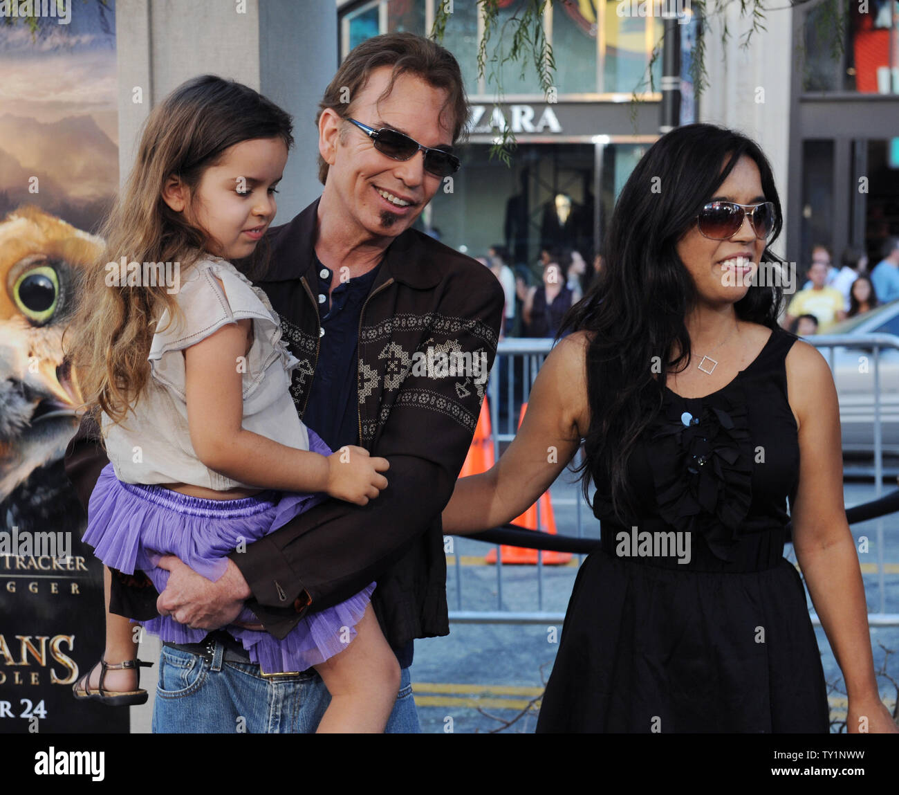 Actor Billy Bob Thornton (C), his girlfriend Connie Angland (R) and ...