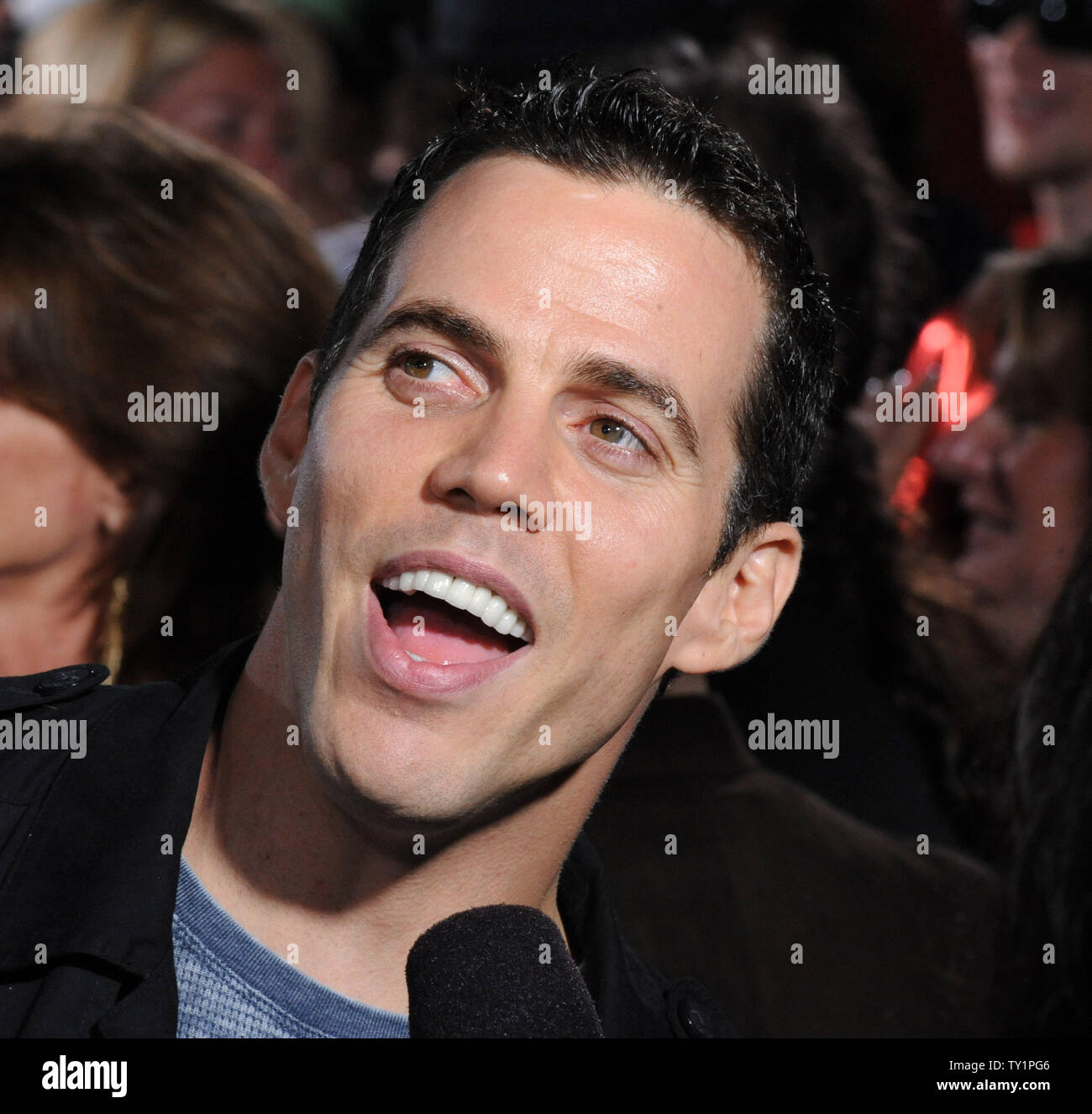 Cast member Steve O attends the premiere of the motion picture action ...