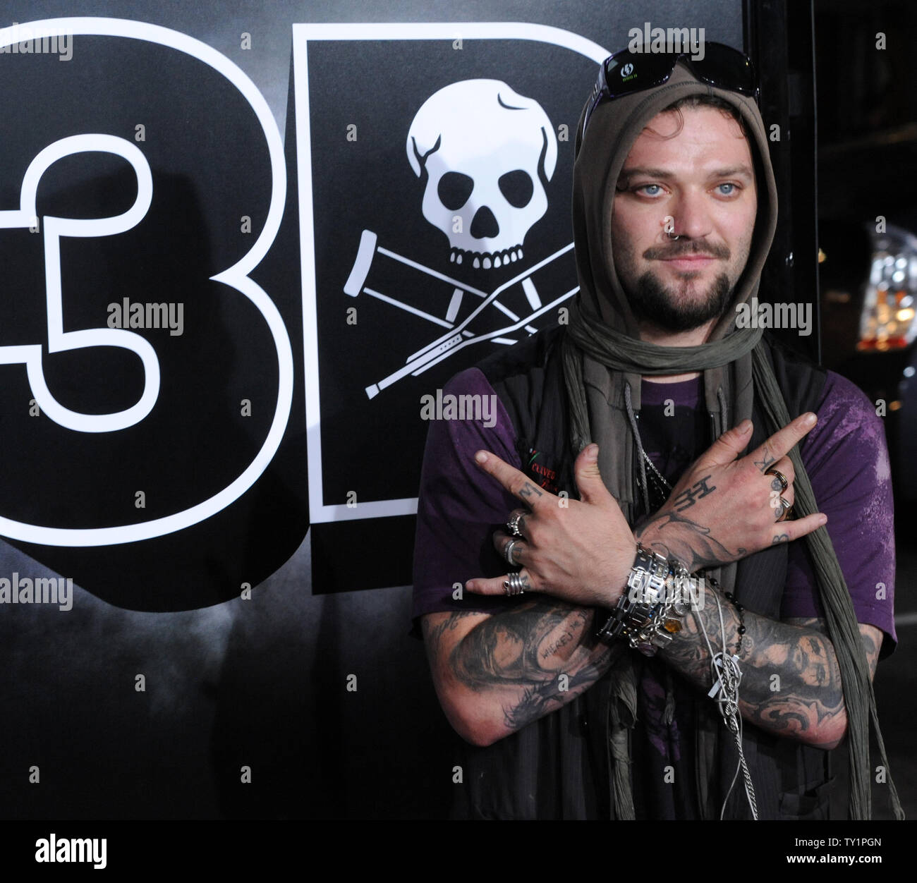 Cast member Bam Margera attends the premiere of the motion picture ...
