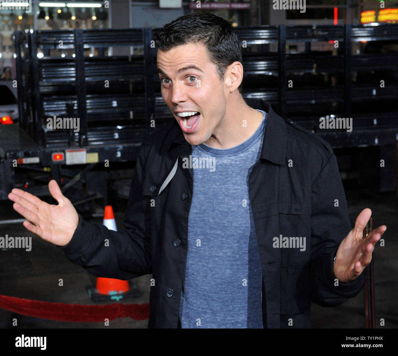 Cast member Steve O attends the premiere of the motion picture action ...