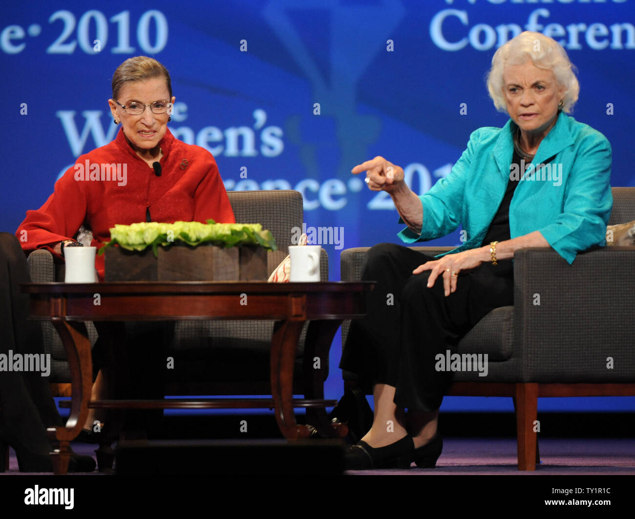 The honorable Ruth Bader Ginsburg (L) and the honorable Sandra Day ...
