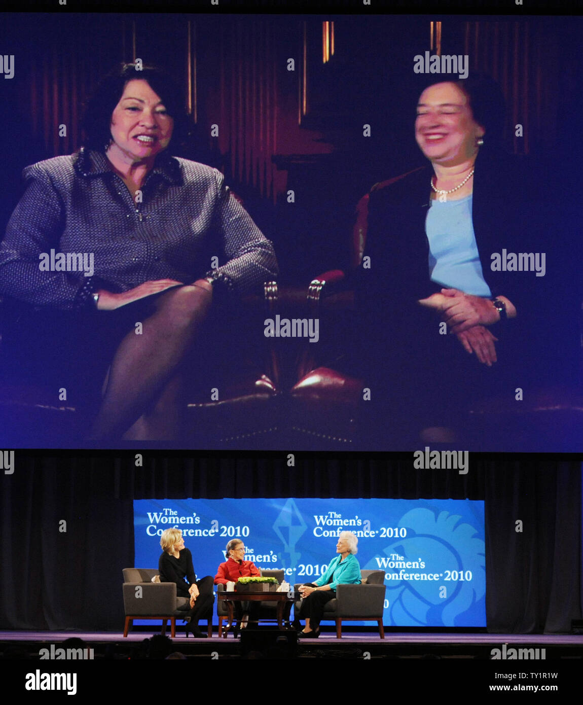 The honorable Ruth Bader Ginsburg (C) and the honorable Sandra Day ...