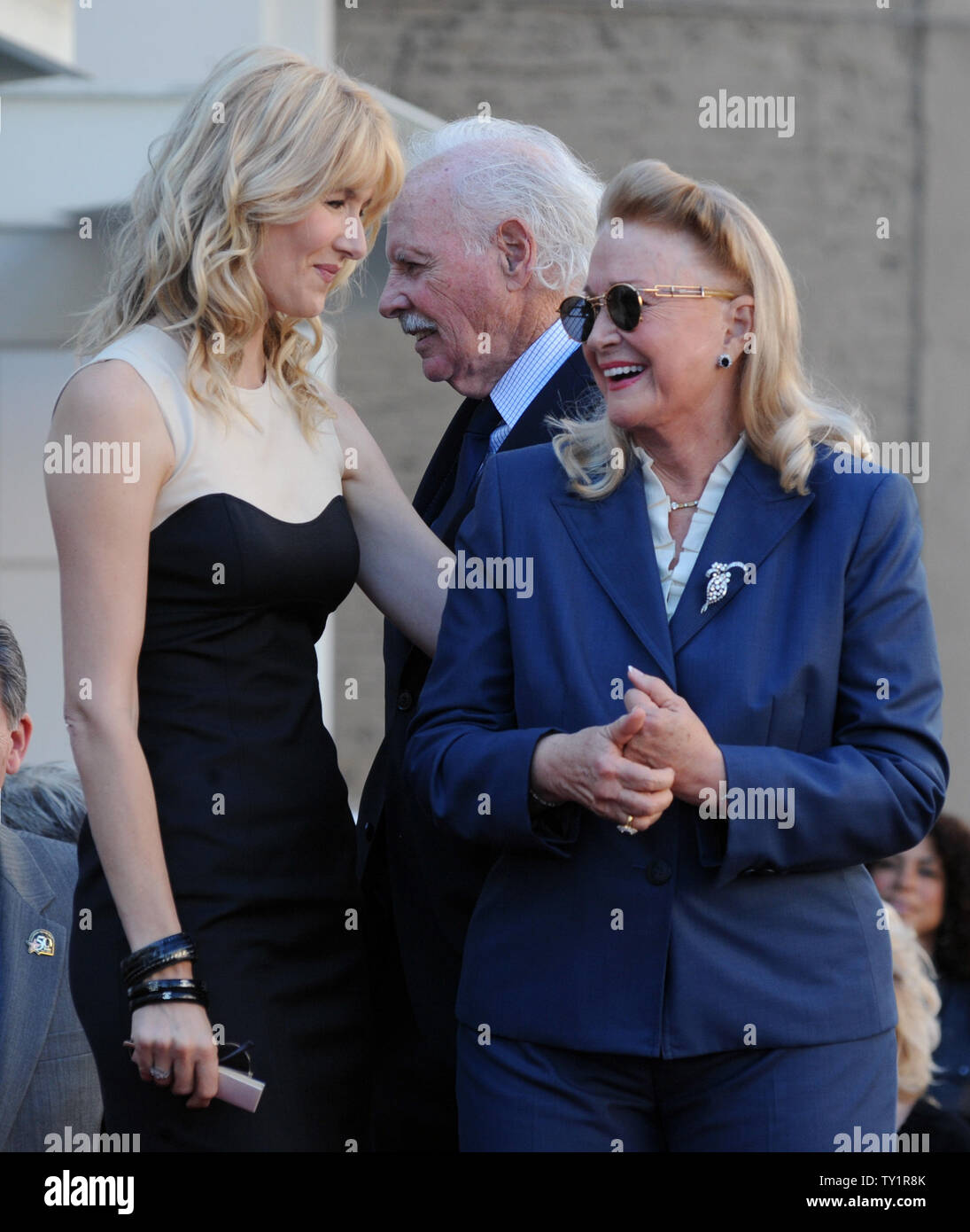 Actress Laura Dern, her father, actor Bruce Dern and mother, actress ...