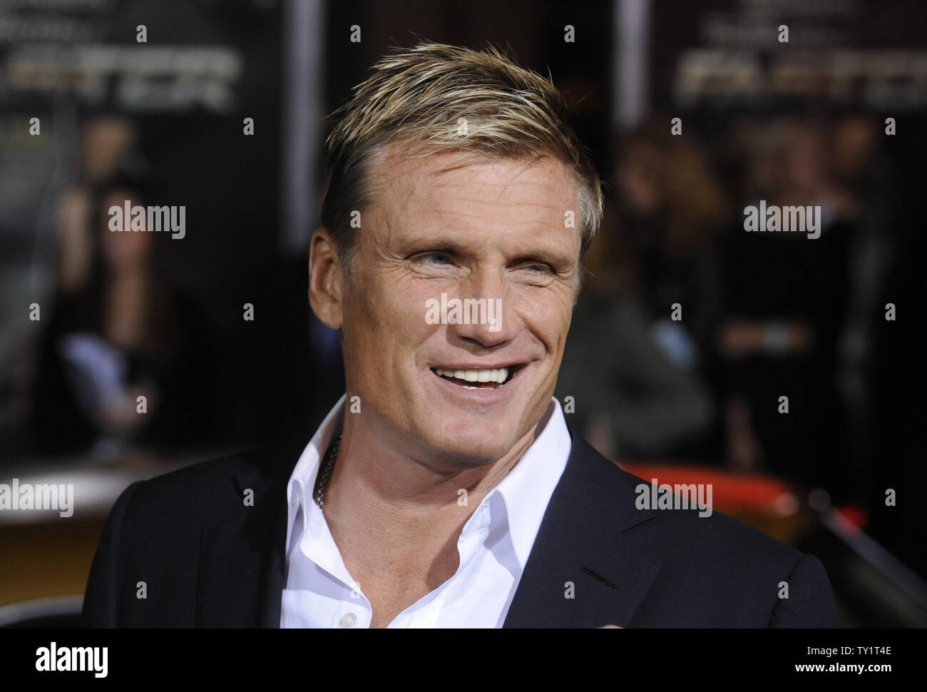 Actor Dolph Lundgren attends the premiere of the film "Faster" at the ...
