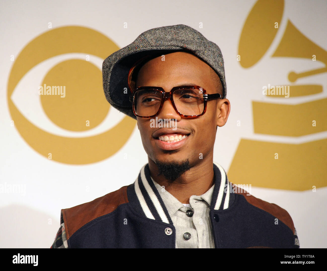 Rapper B.o.B appears backstage during The Grammy Nominations Concert ...