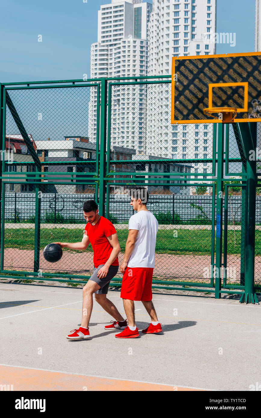 Pushing hoops hi-res stock photography and images - Alamy