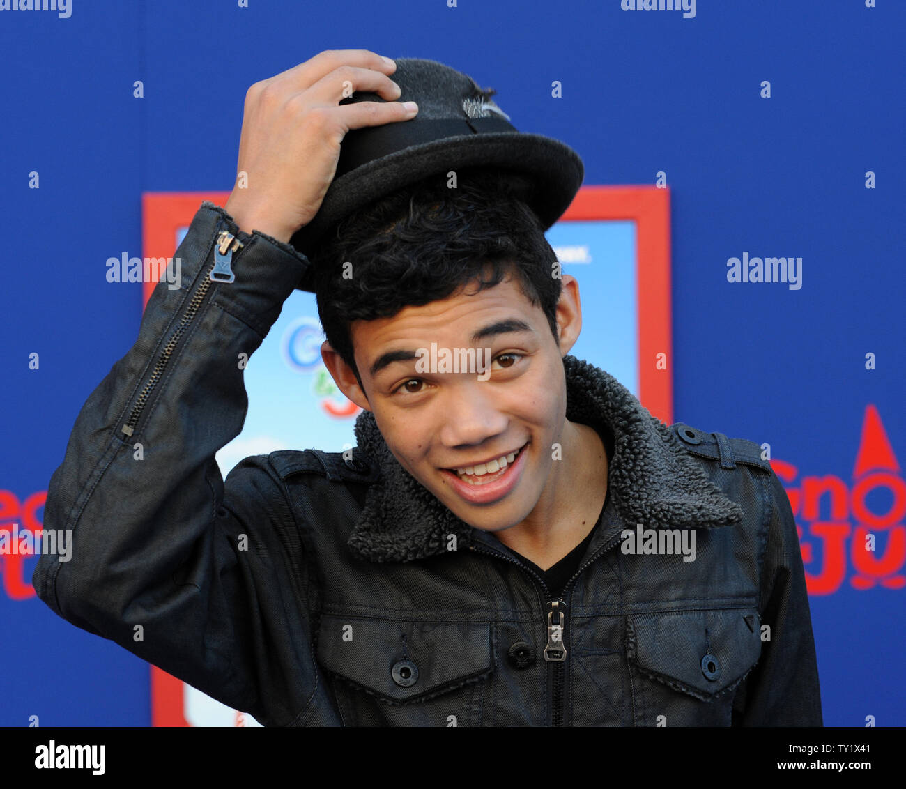 Actor Roshon Fegan attends the premiere of the animated 3D comedy ...