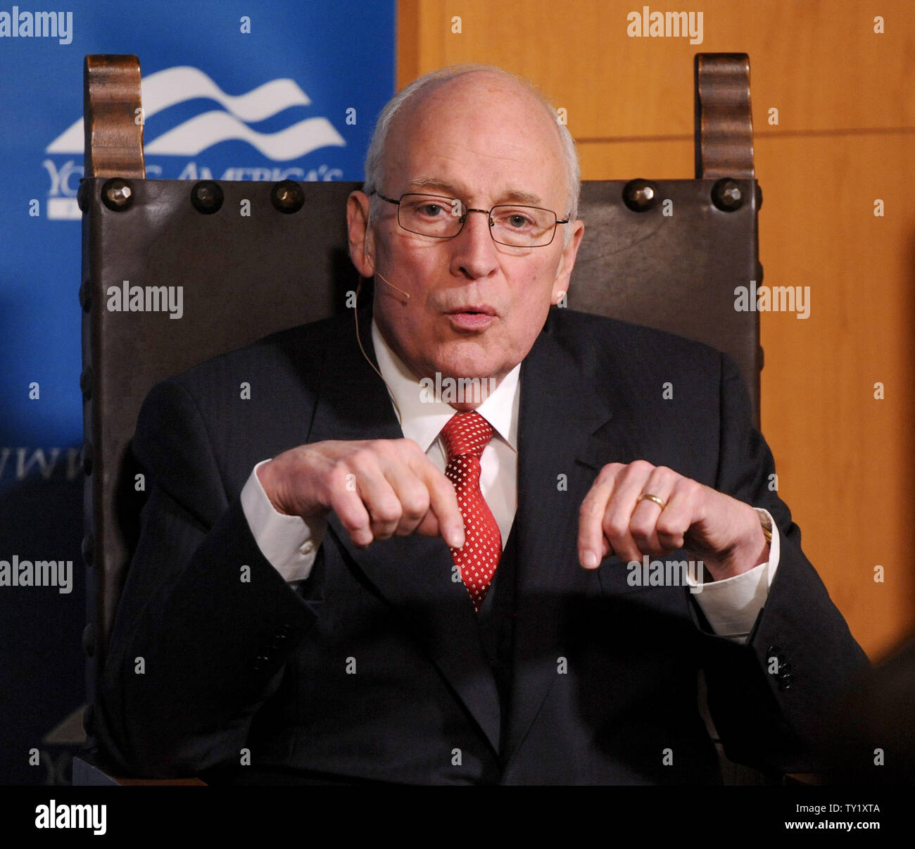 Former Vice President Dick Cheney speaks during an event commemorating ...