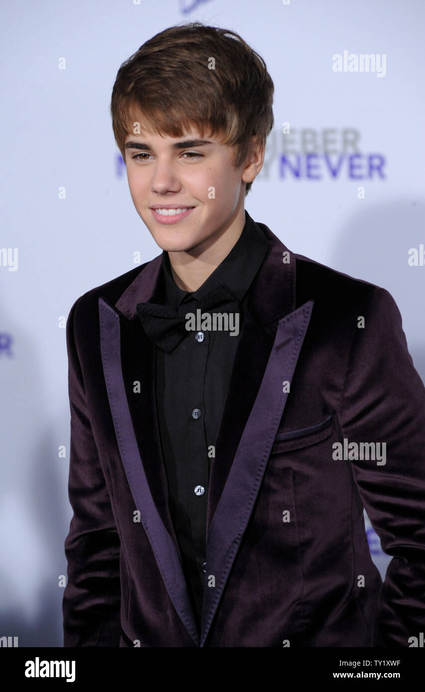 Canadian singer and actor Justin Bieber arrives for the premiere of the ...