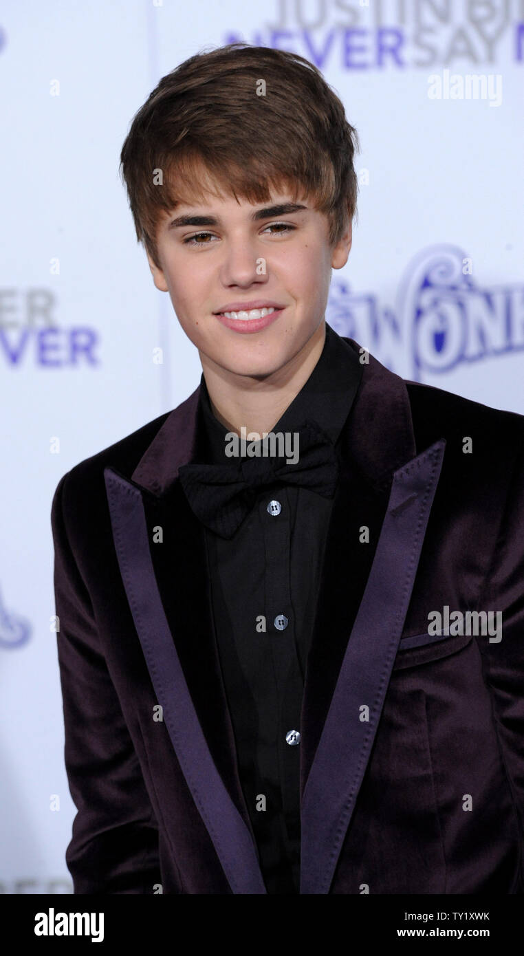 Canadian singer and actor Justin Bieber arrives for the premiere of the ...