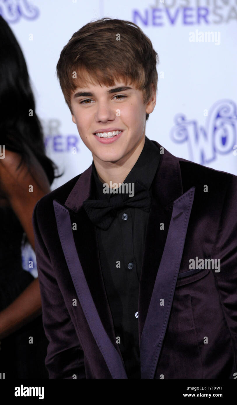 Canadian singer and actor Justin Bieber arrives for the premiere of the ...