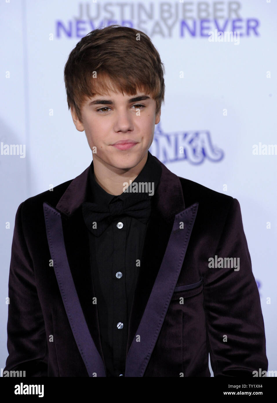 Canadian singer and actor Justin Bieber arrives for the premiere of the ...