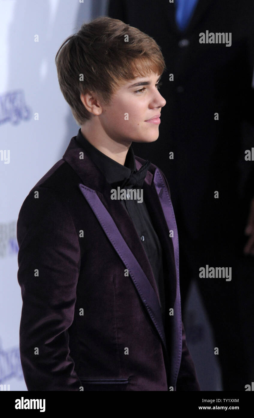 Canadian singer and actor Justin Bieber arrives for the premiere of the ...