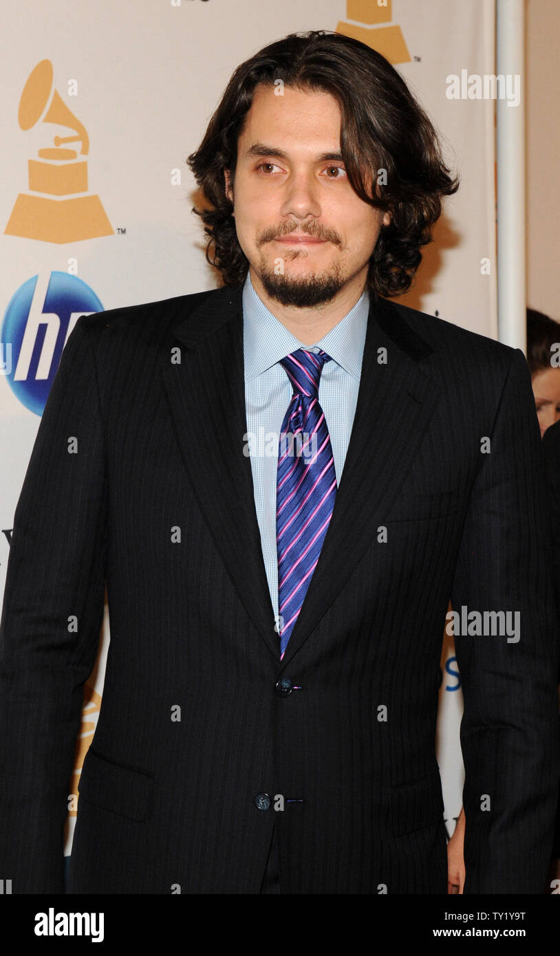 Singer John Mayer arrives at the Pre-Grammy Gala & Salute to Industry ...