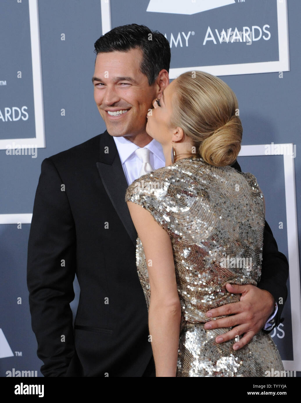 LeeAnn Rimes and Eddie Cibrian arrive at the 53rd Grammy Awards at Staples Center in Los Angeles ...