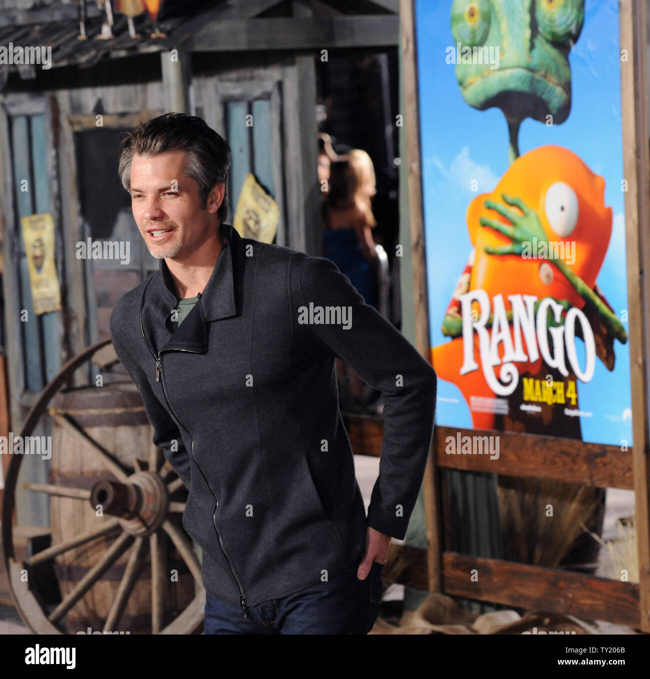 Timothy olyphant rango premiere hi-res stock photography and images - Alamy