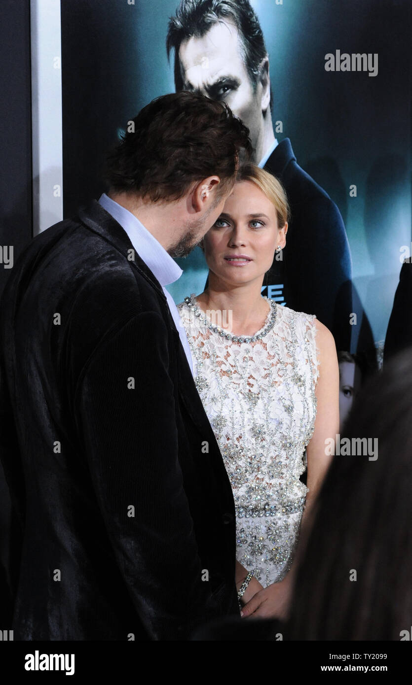 German actress Diane Kruger and Irish actor Liam Neeson, cast members ...