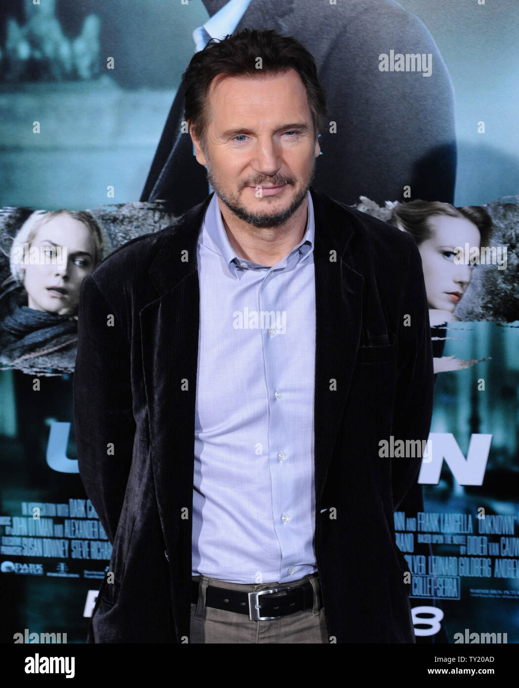 Irish actor Liam Neeson, a cast member in the motion picture thriller ...