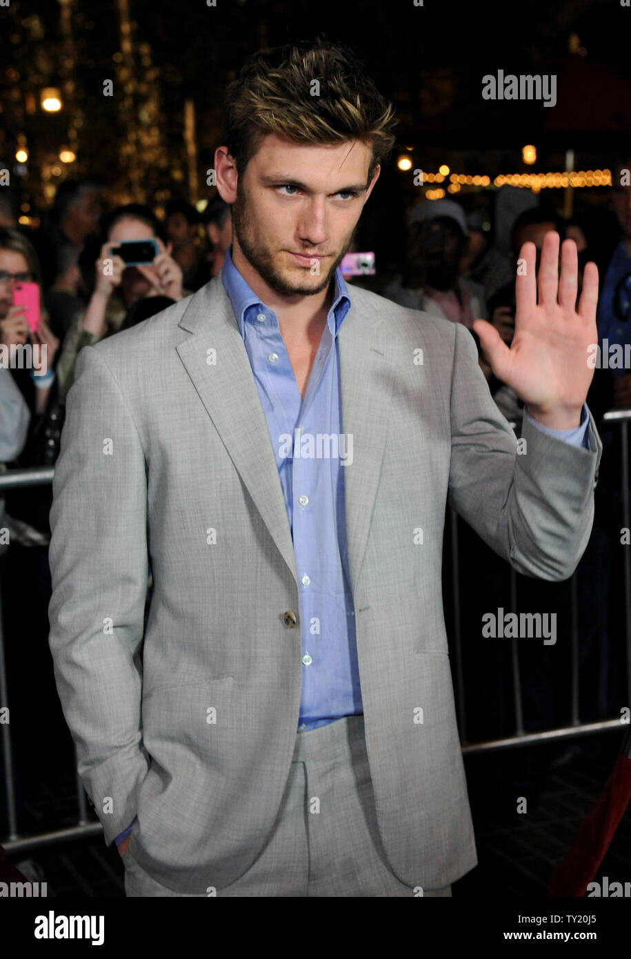 English actor Alex Pettyfer, a cast member in the motion picture ...