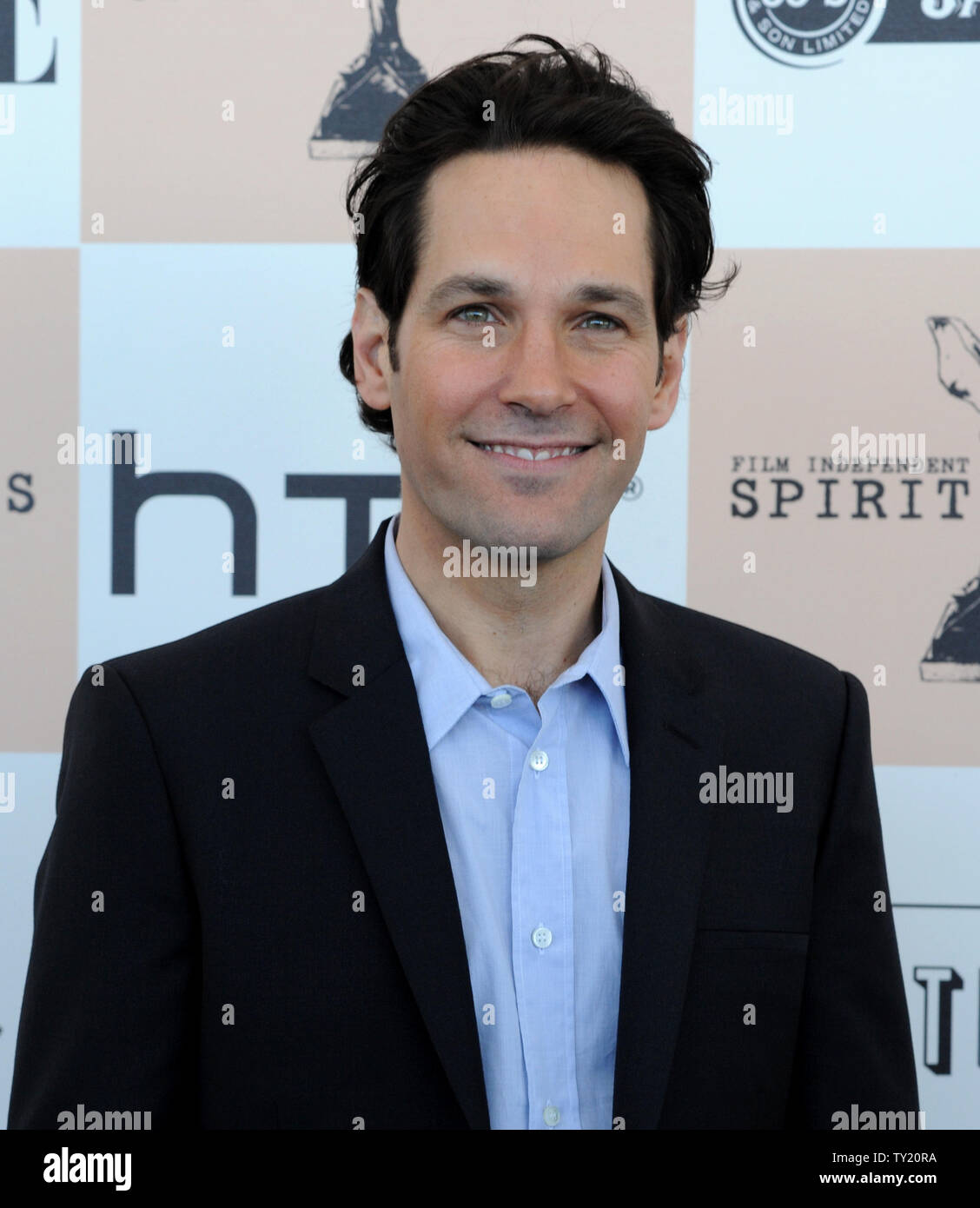 Actor Paul Rudd arrives at the 2011 Film Independent Spirit Awards in ...