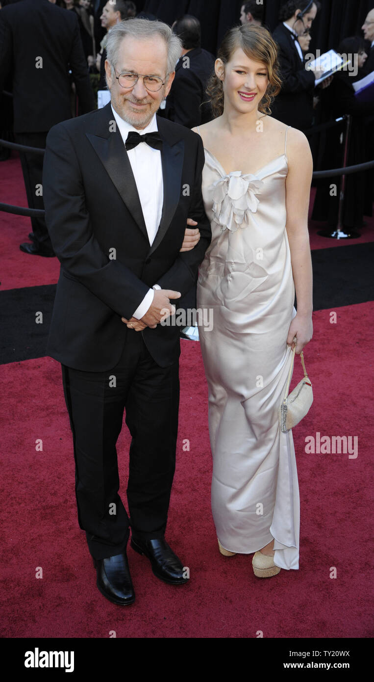 Steven Spielberg and daughter Destry Allyn arrive on the red carpet for ...
