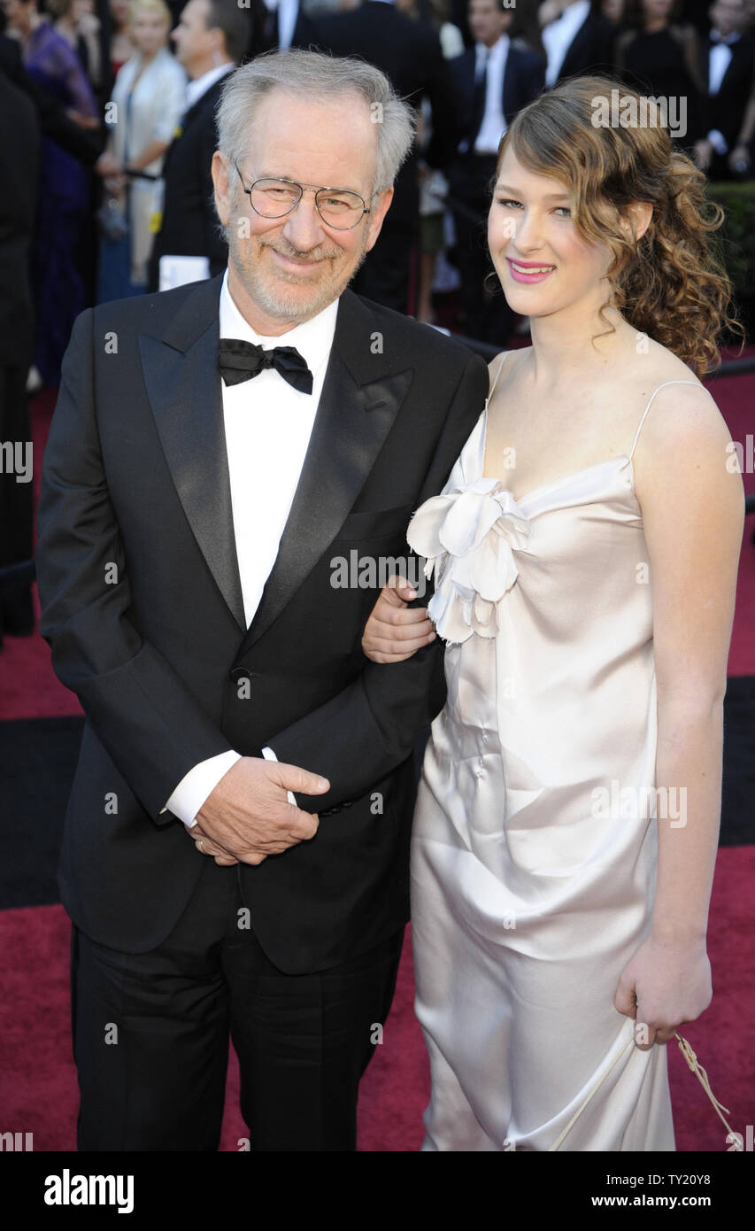 Steven Spielberg and daughter Destry Allyn Spielberg arrive on the red ...