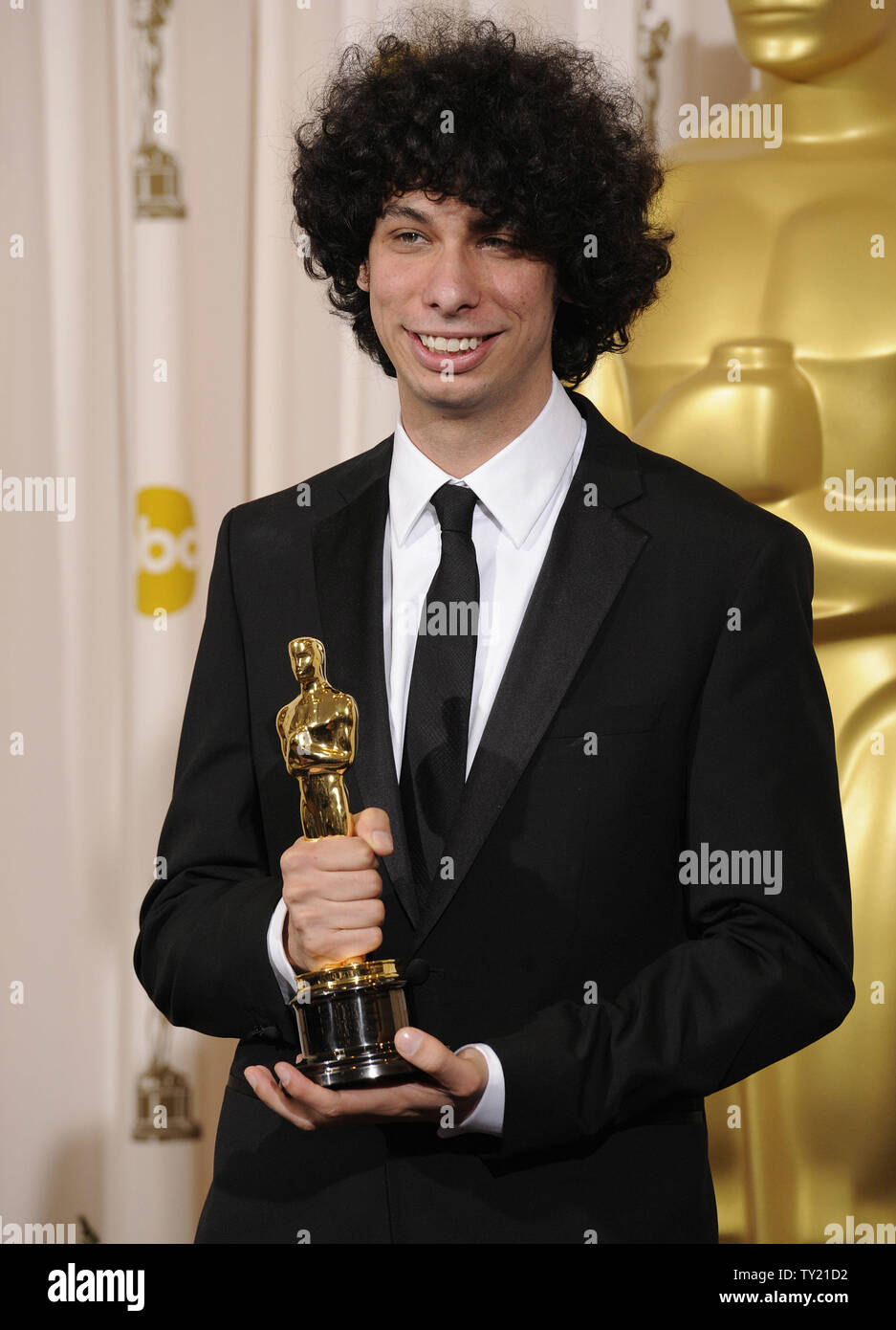 Best Live Action Short Film winner Luke Matheny for 'God of Love' poses ...