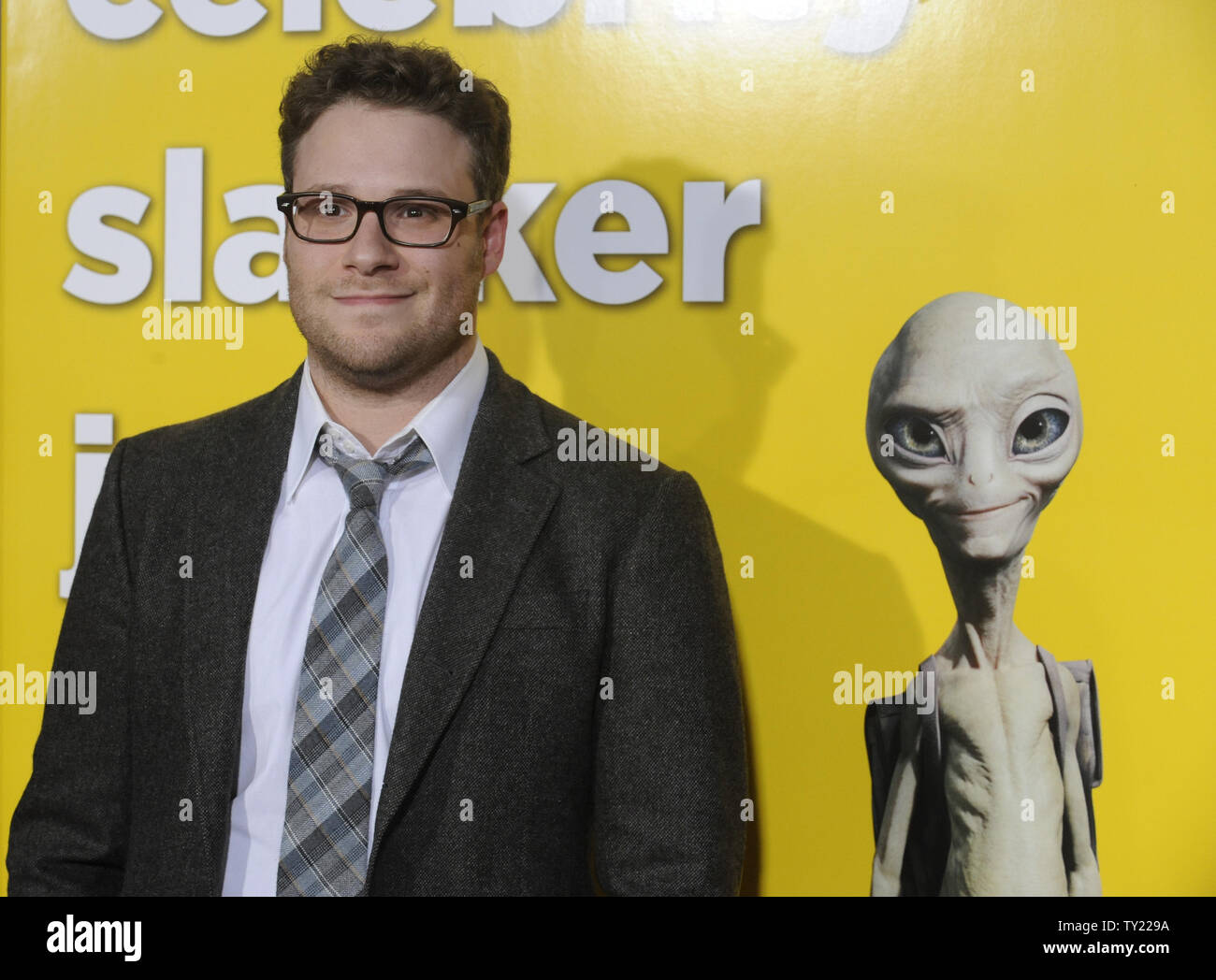 Cast member Seth Rogen attends the premiere of "Paul" held at Grauman's ...