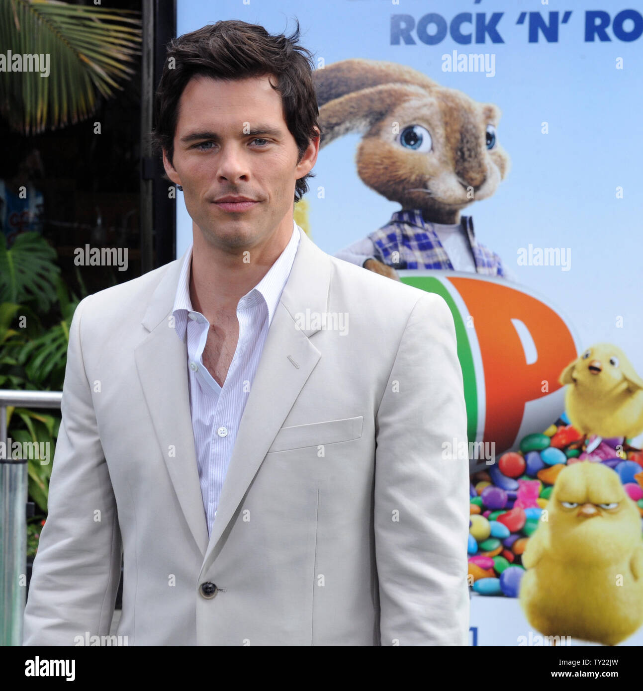 Actor James Marsden, the voice of Fred in the animated motion picture ...