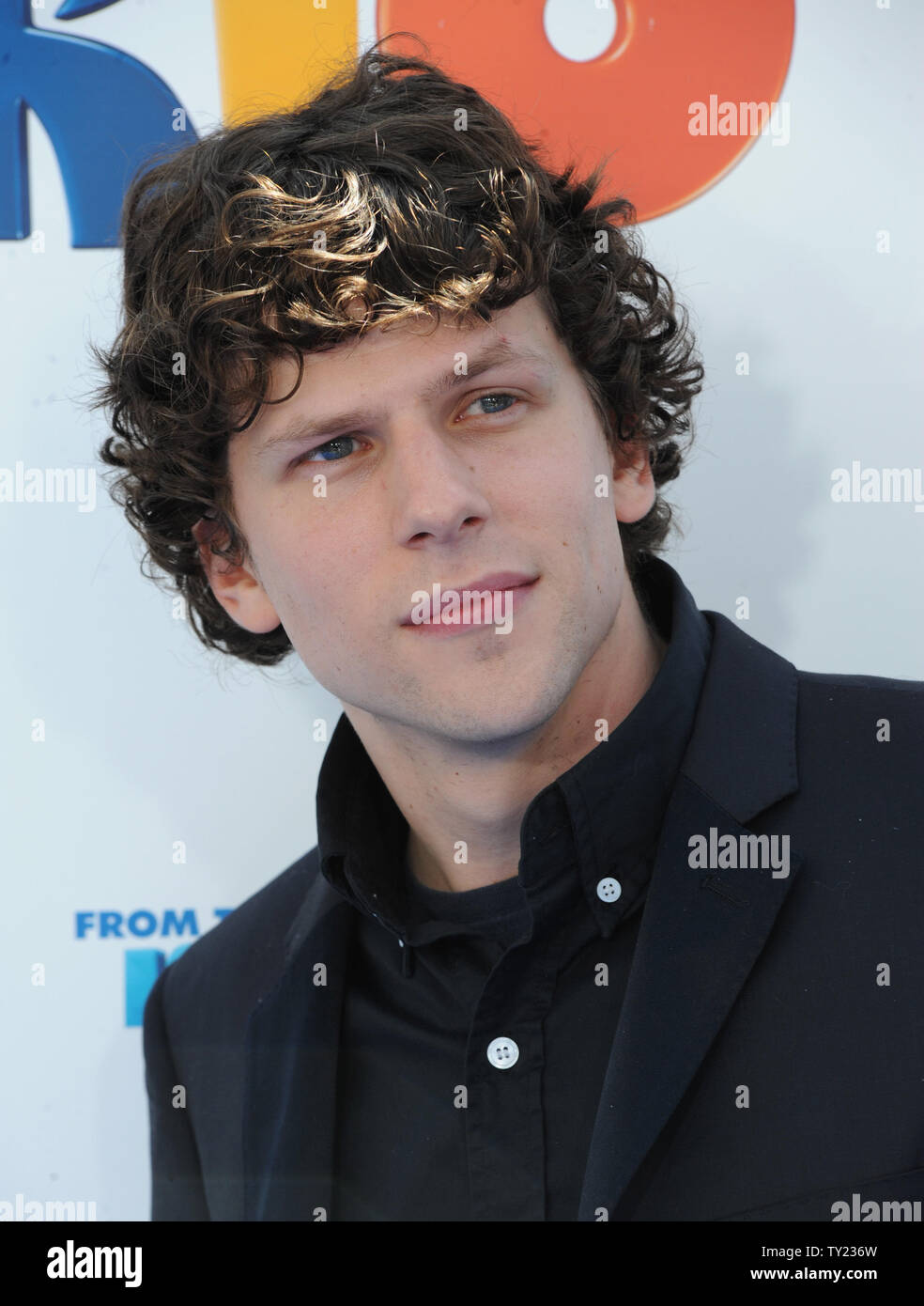 Jesse Eisenberg, the voice of Blu in the animated motion picture comedy ...