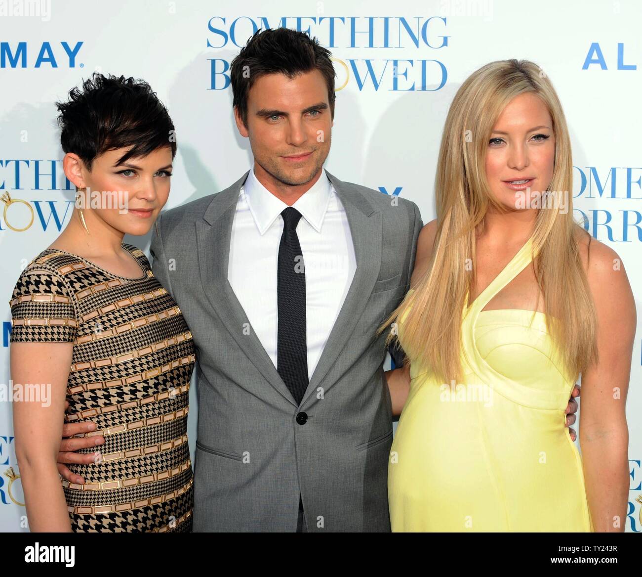 Ginnifer Goodwin, Colin Egglesfield and Kate Hudson, cast members in the motion picture romantic ...