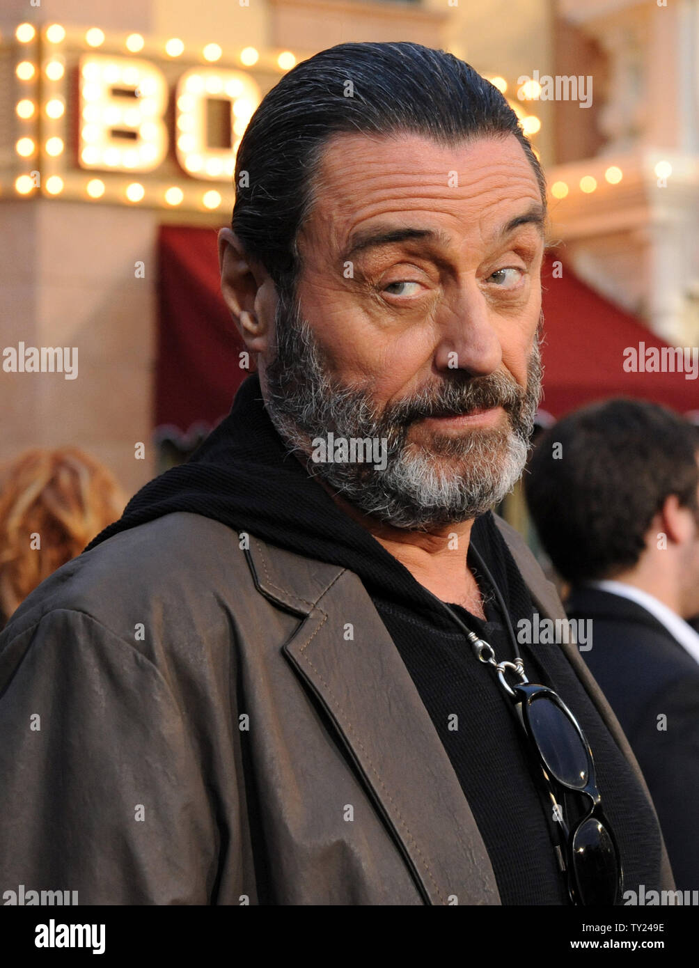 Ian McShane, a cast member in the motion picture fantasy "Pirates of ...