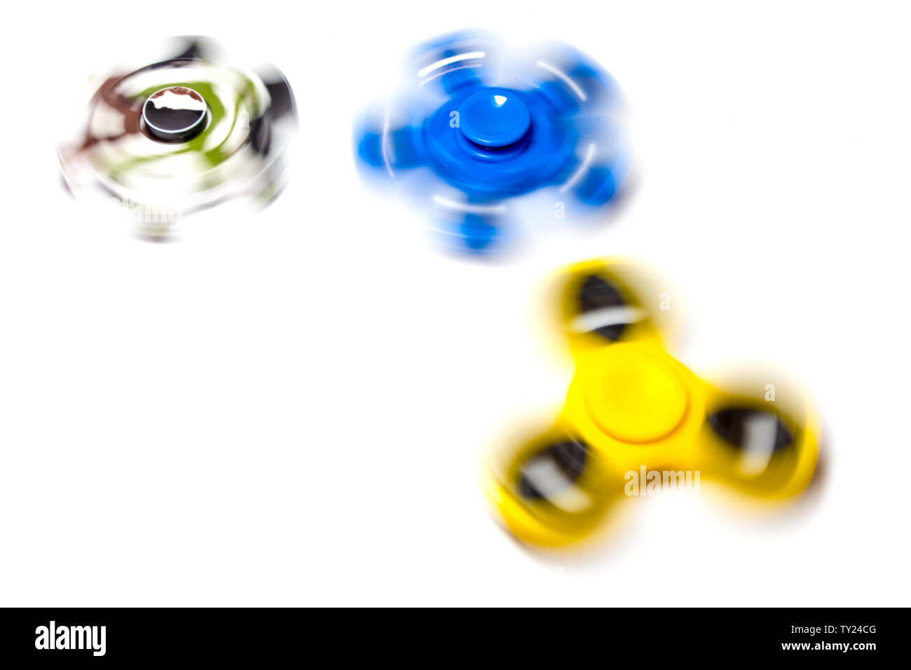 Fidget spinner spinning Cut Out Stock Images & Pictures - Alamy