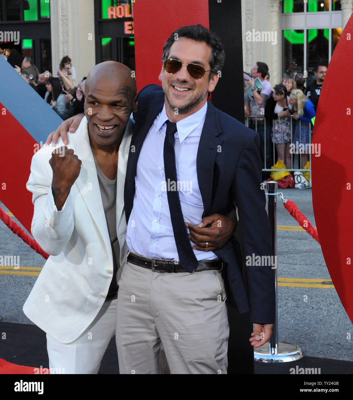 Mike Tyson (L), a cast member in the motion picture comedy "The ...