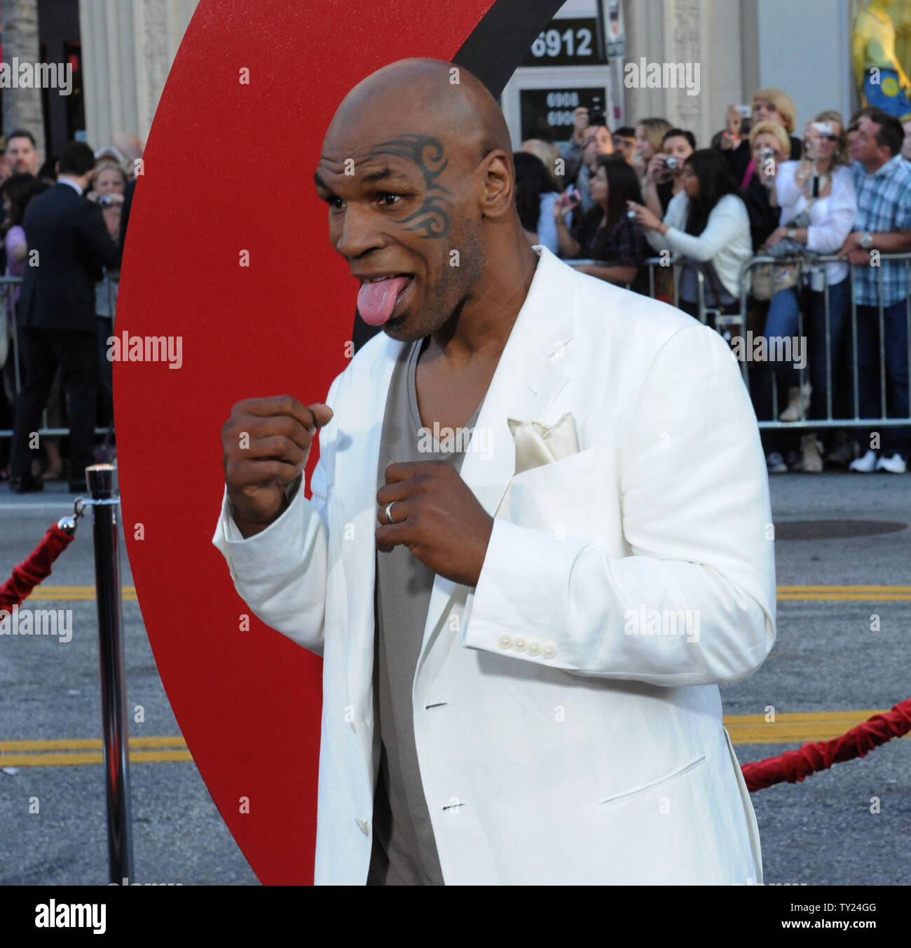 Mike Tyson, a cast member in the motion picture comedy "The Hangover ...