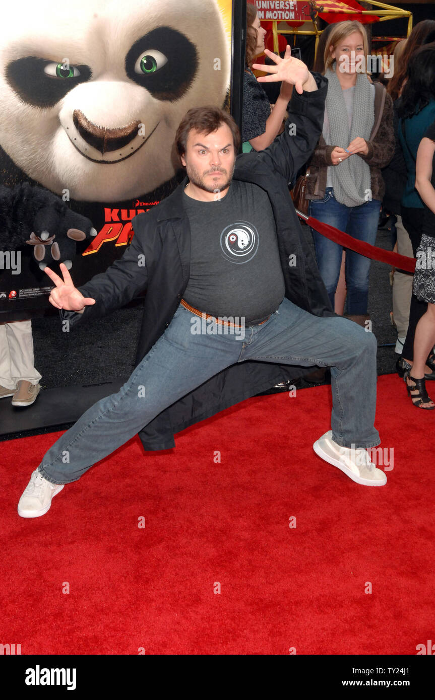 Jack Black, a cast member in the animated motion picture comedy "Kung ...