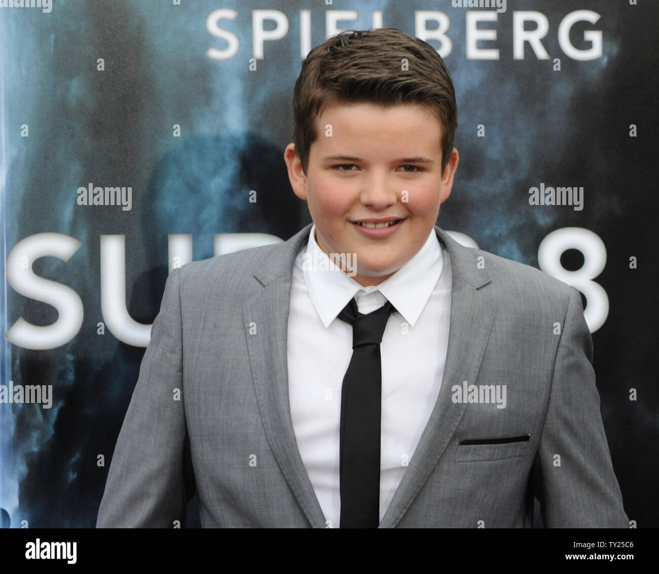 Riley griffiths super 8 premiere hi-res stock photography and images ...