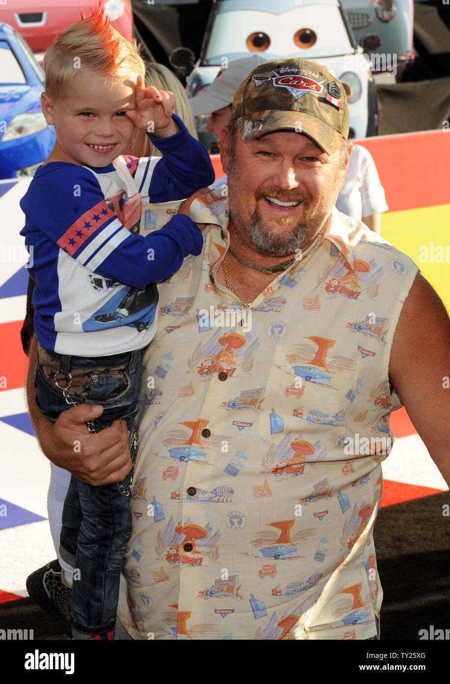 Larry the Cable Guy, a cast member in the the animated motion picture ...