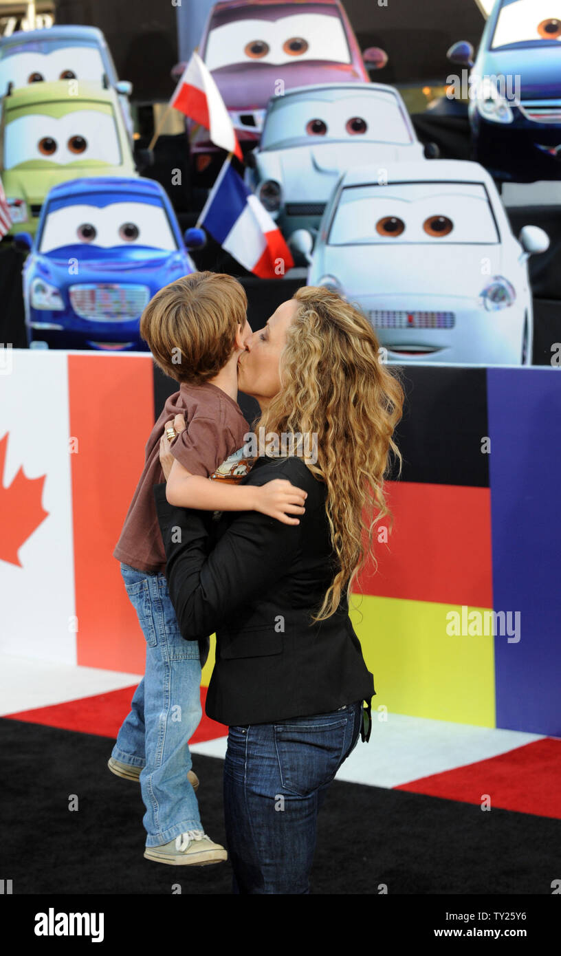 Singer Sheryl Crow and her son Wyatt attend the premiere of the ...