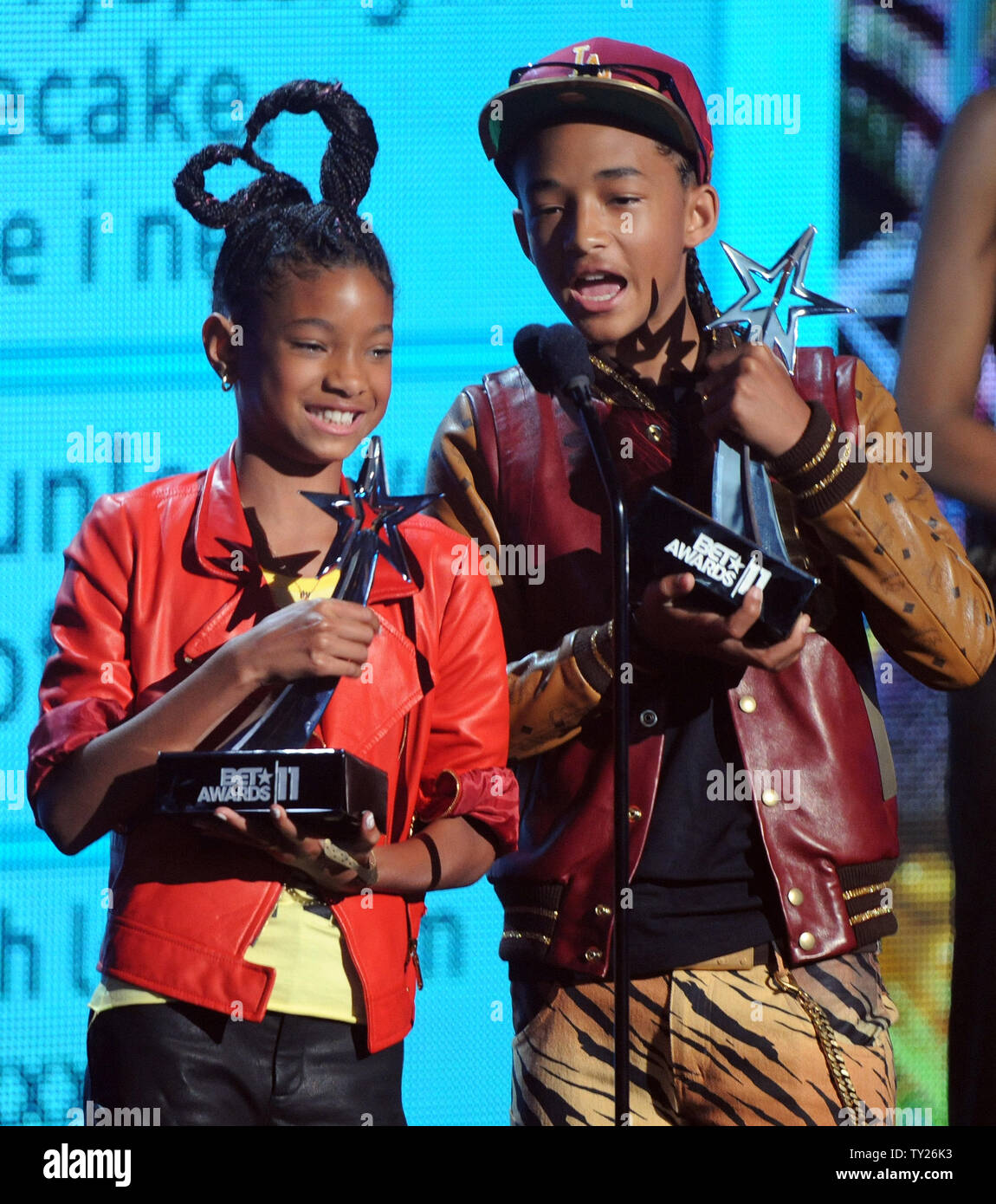 Willow smith brother jaden smith hi-res stock photography and images ...