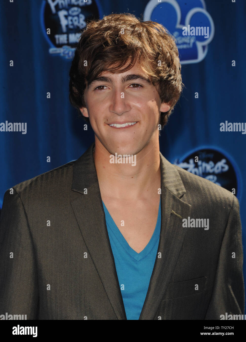 Actor Vincent Martella, the voice of Phineas in the animated comedy ...