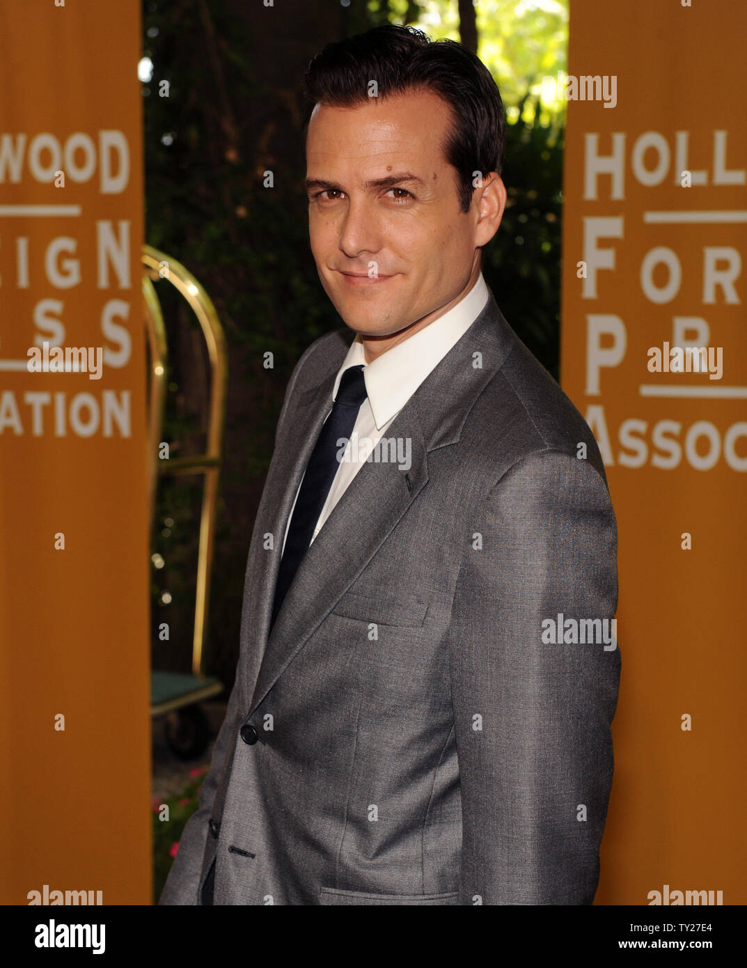 Actor Gabriel Macht arrives at the Hollywood Foreign Press Association ...