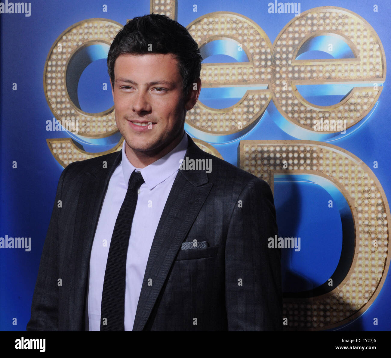 Cory Monteith, a cast member in the musical documentary "Glee: The 3D ...