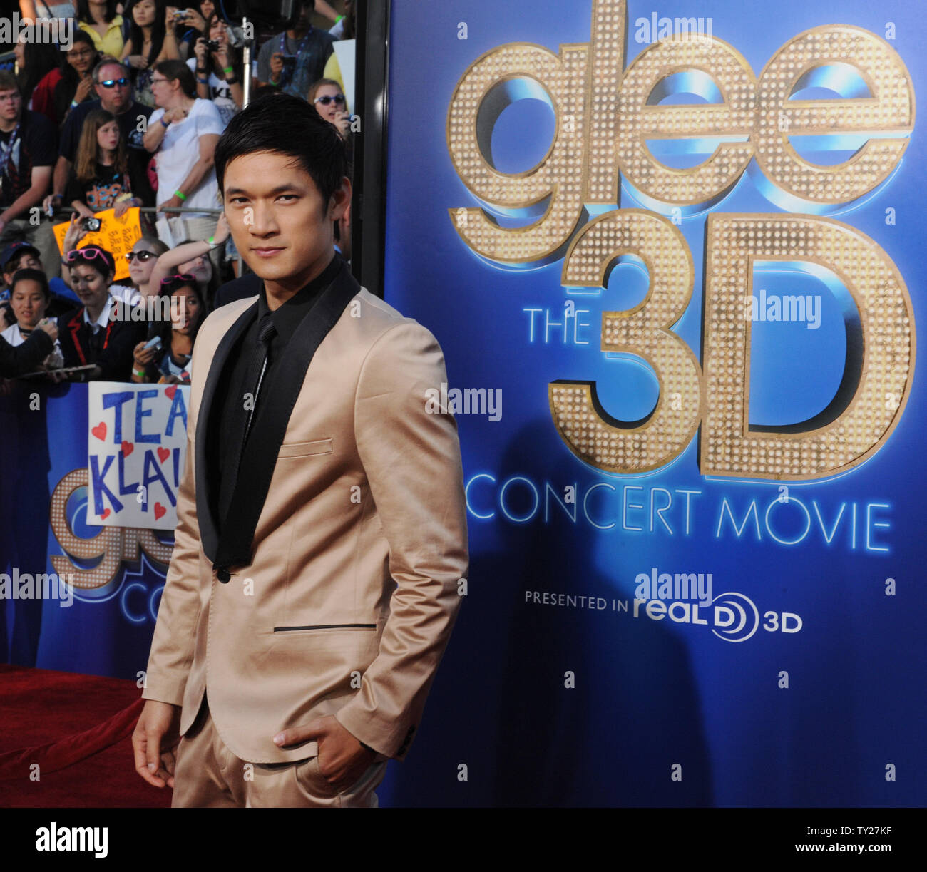 Harry Shum Jr., a cast member in the musical documentary "Glee: The 3D ...